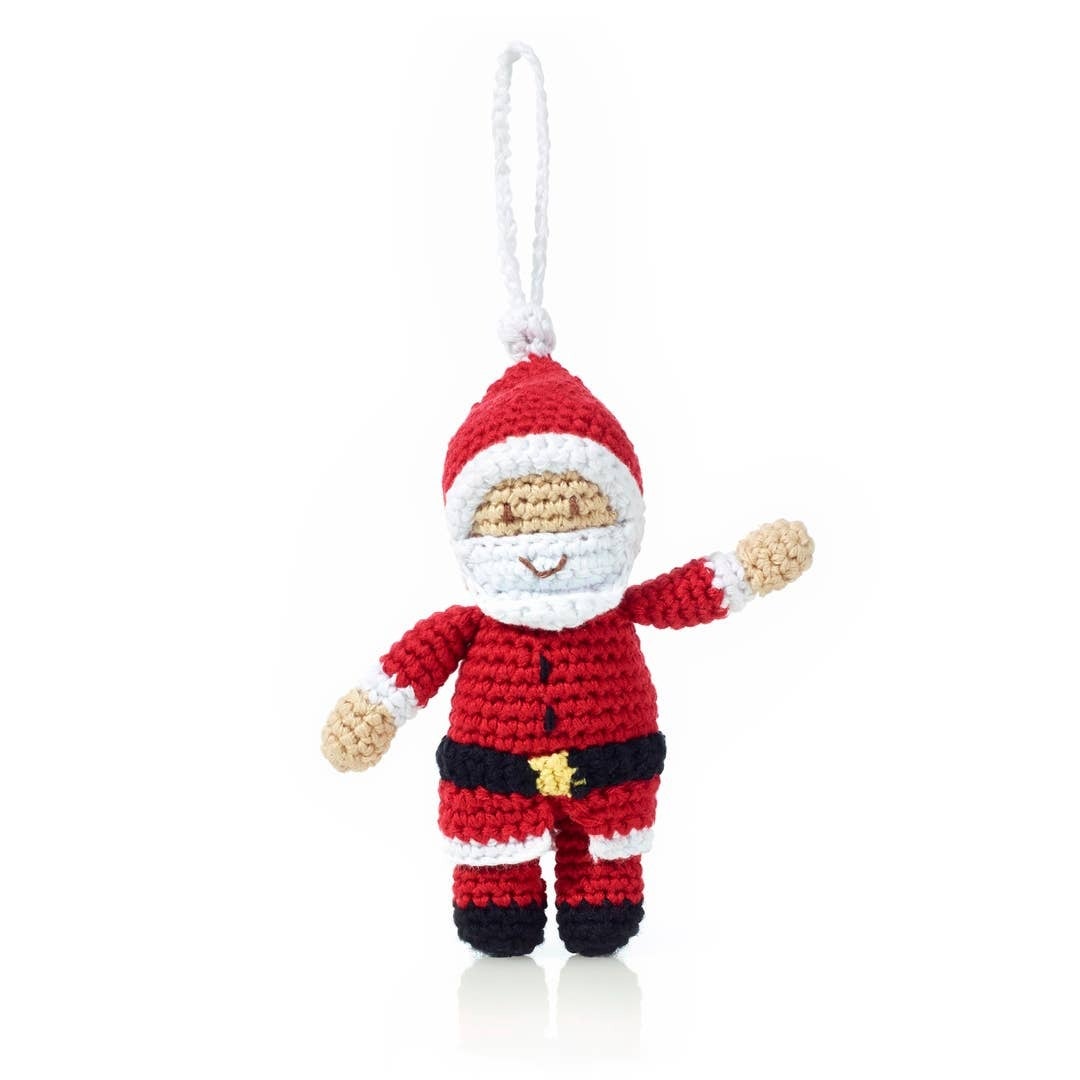 Pebble Santa Ornament | Canadian Baby Co.